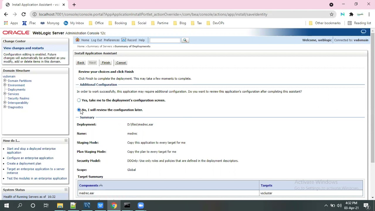 Weblogic Application Moduleexception Failed To Load Webapp Weblogic Deployments 131 개의 정답 Ro