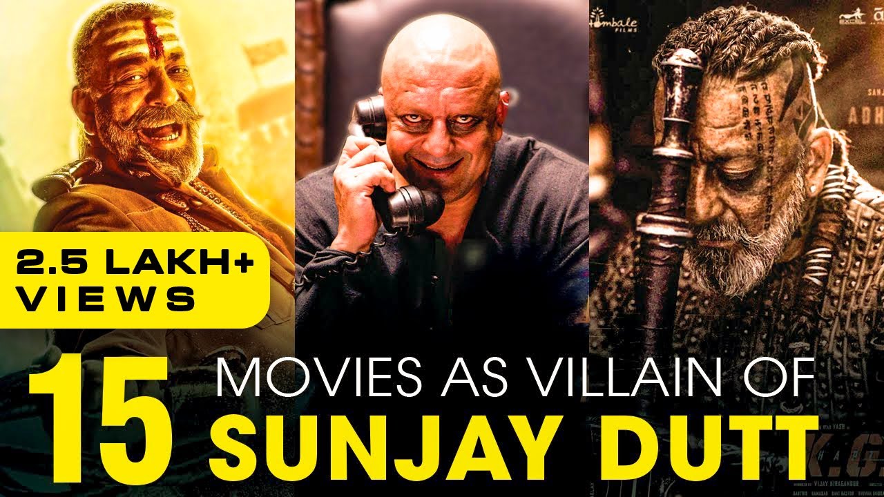 Top 15 Sanjay Dutt Movies as Villain | Sanjay Dutt Movies as Don | # ...