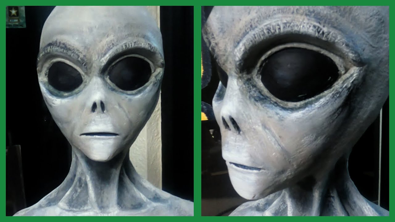 How to Make an Alien Statue Step by Step instructions. Alien Cement ...
