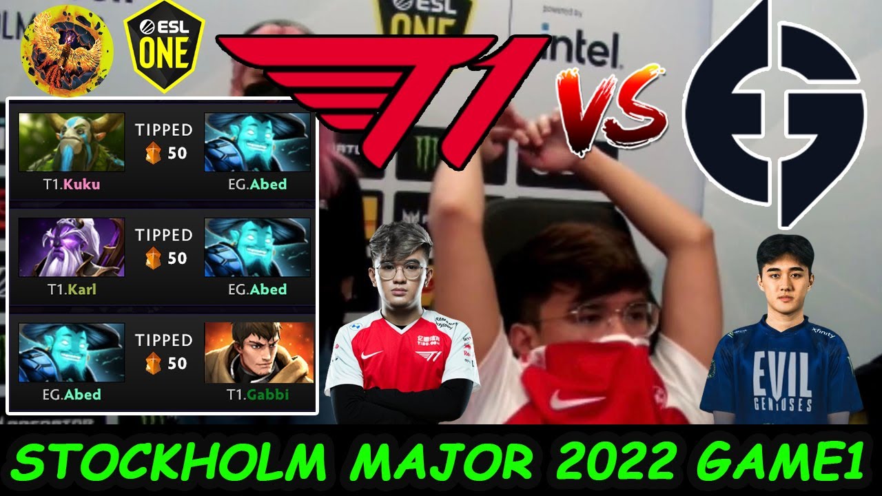 Evil Geniuses vs T1 | Abed Storm Spirit vs Gabbi DK - Stockholm Major ...