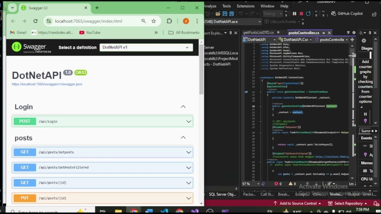React , ASP.Net Core, Full-Stack Web-Application - YouTube