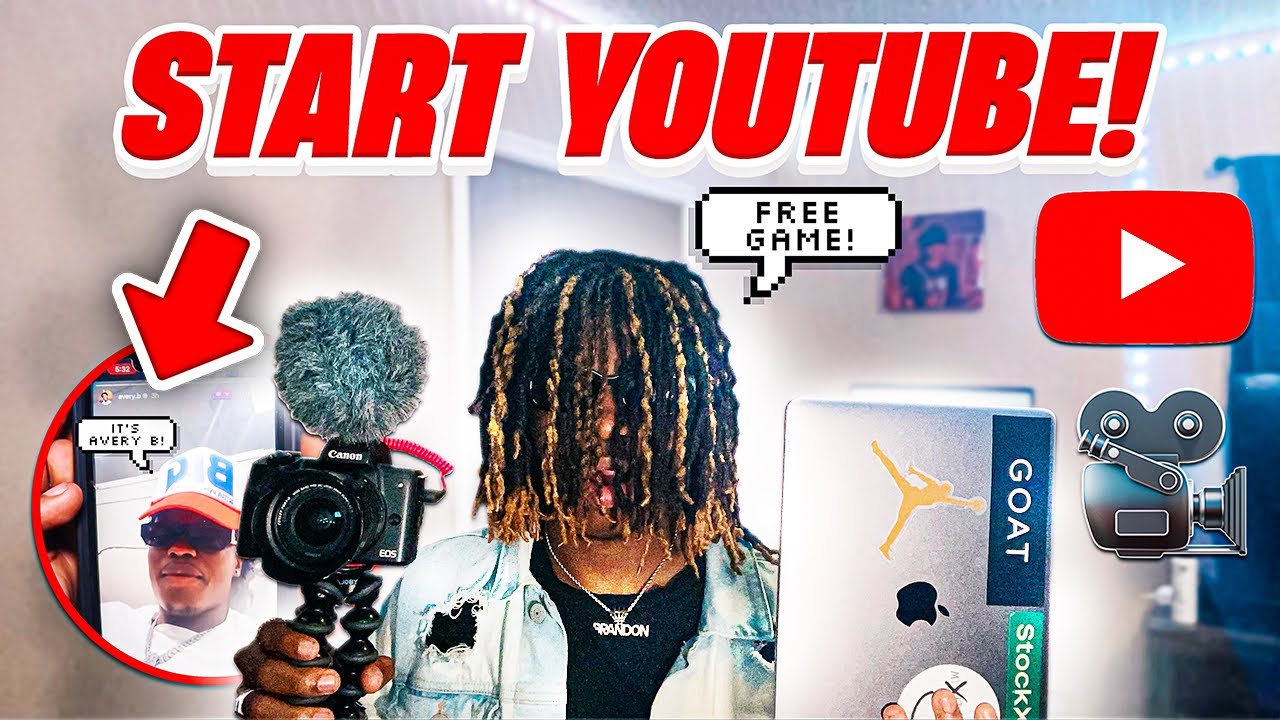 HOW TO START A YOUTUBE CHANNEL + TIPS & MORE! FT. AVERY B - YouTube