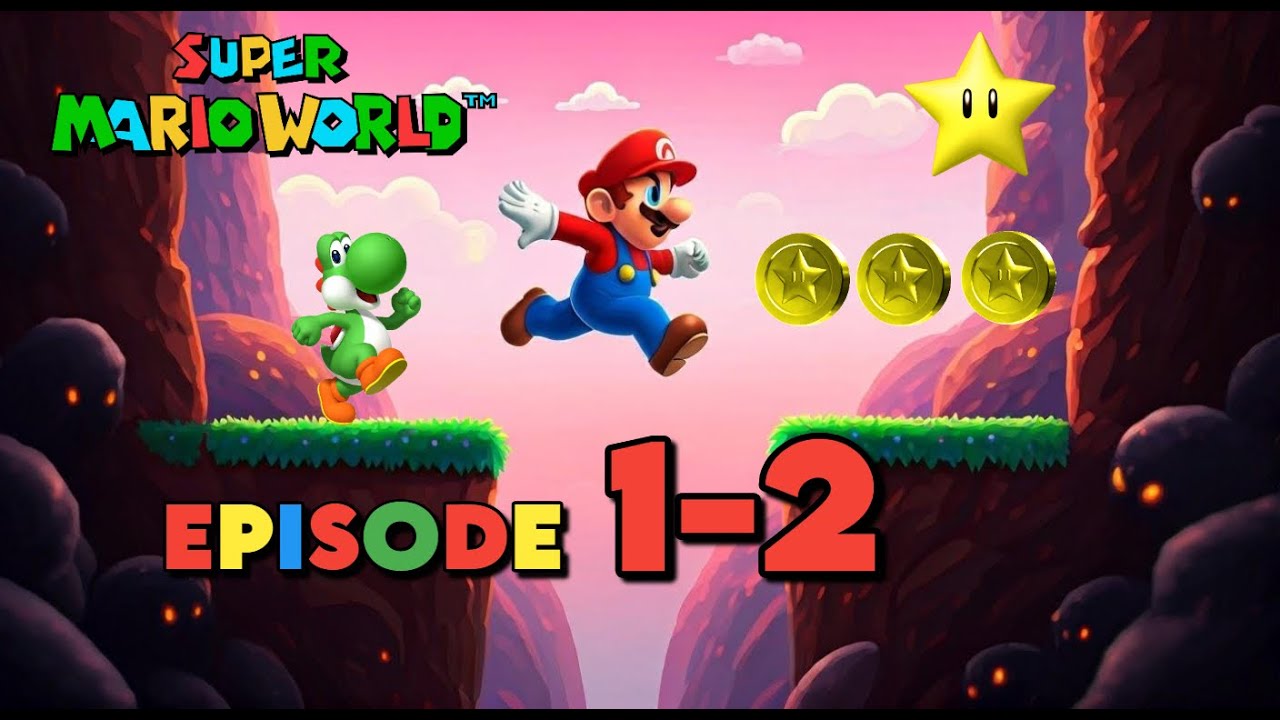 Super Mario World 1 - Episode 1 - Part 2 | Journey on another way in ...