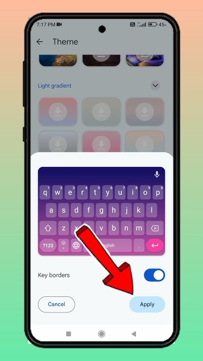 How To Change Mobile Keyboard Theme || Keyboard Theme Kaise Change Kara #keyboard #shorts #short ...