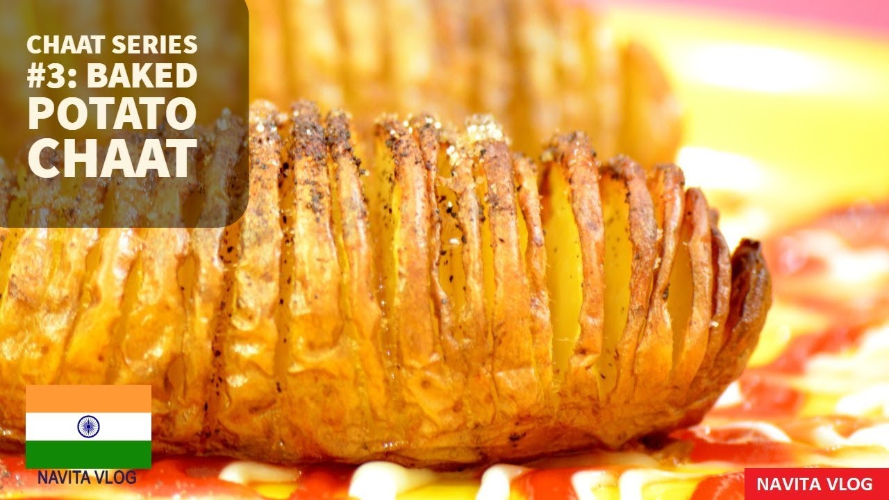 Baked Potato Chaat | Aloo Chaat Decoration | Potato Snacks Recipe - YouTube