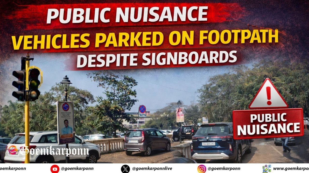 Public Nuisance | Vehicle Parked on Footpath Despite Signboards - YouTube