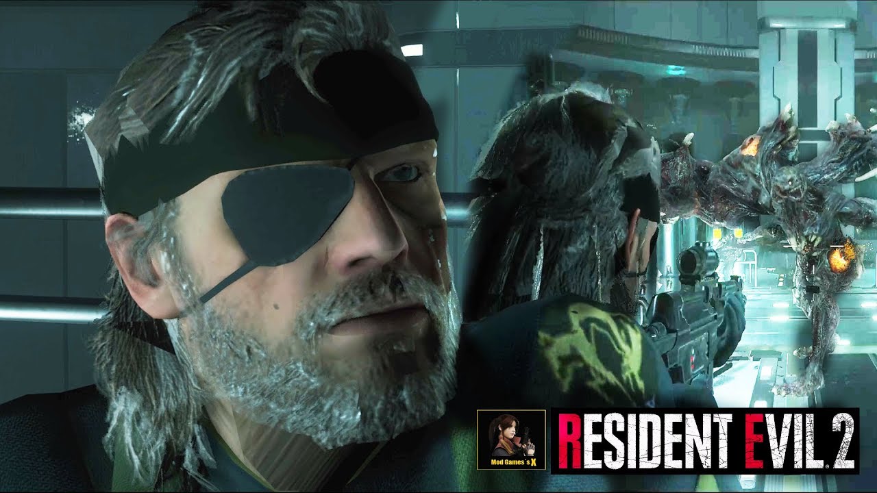 Solid Snake - Resident Evil 2 RE Mod - YouTube