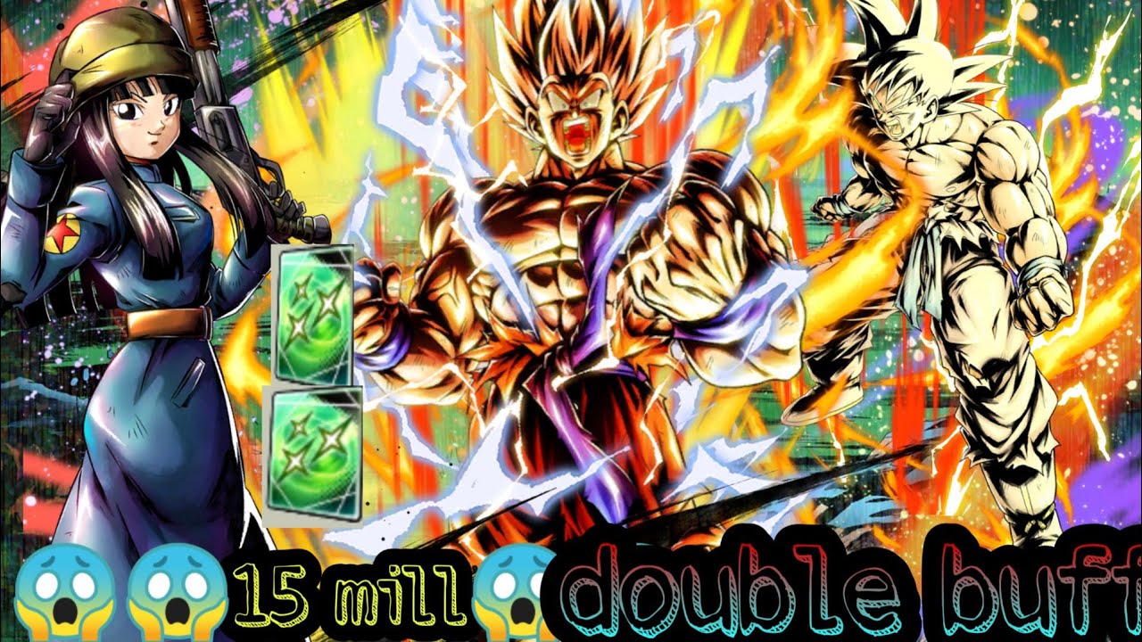 😱😱15MILL RR DAMAGE, DOUBLE BUFF NAMEK GOKU || DRAGON BALL LEGENDS PVP ...