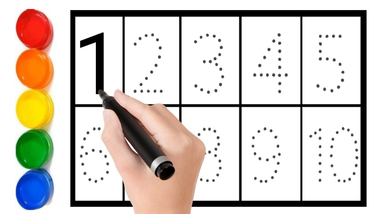 Counting Numbers | write and read numbers | 1234 Number Names | 12345 ...