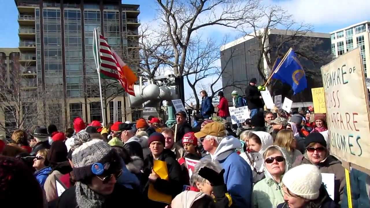 Wisconsin Protest March 12, 2011 - YouTube