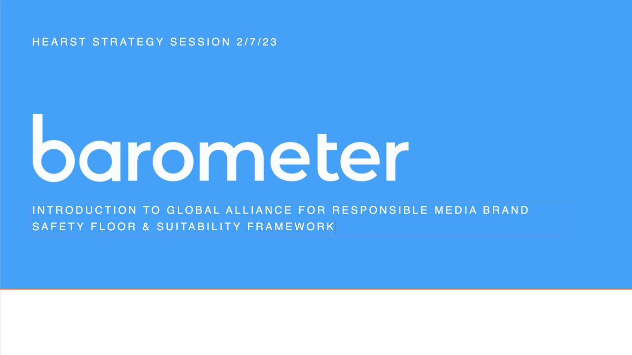 Barometer Brand Suitability - YouTube