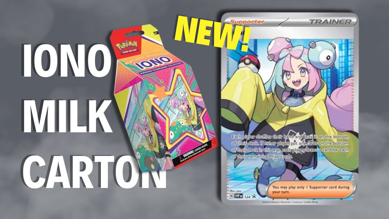 Get the NEW IONO Milk Carton (MUST BUY) - YouTube