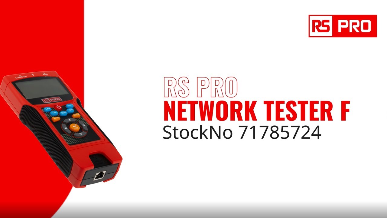 RS PRO 1466833 - Network Tester (71785724) - YouTube