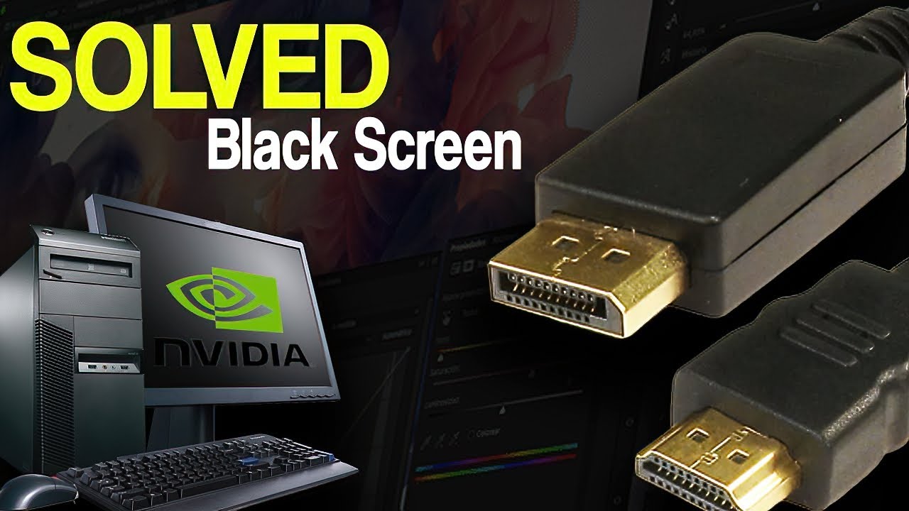 Solving Black Screen Issues with Display Adapter Cables - YouTube