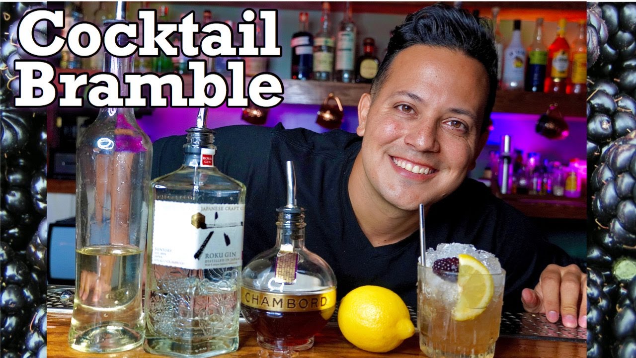 BRAMBLE / COCKTAIL/ TUTORIAL BARTENDER / 🇬🇧 - YouTube