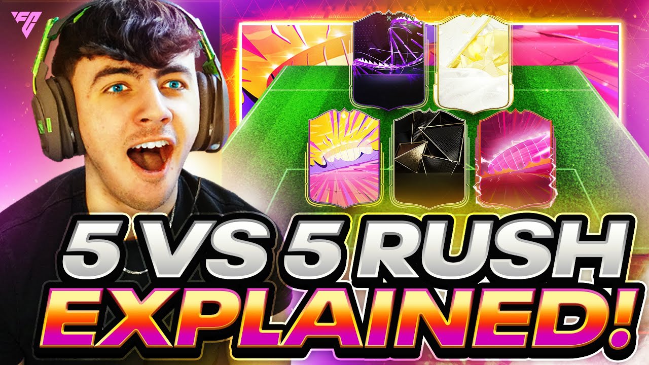 Explaining The NEW RUSH 5v5 Game Mode In FC 25! How Rush Works in FC 25 ...