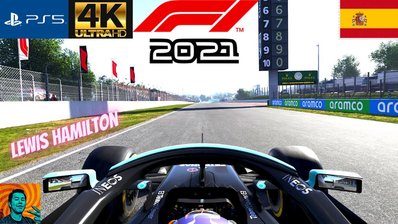 (PS5) F1 2021 100% Gameplay Lewis Hamilton in Spain [4K HDR 60fps ...
