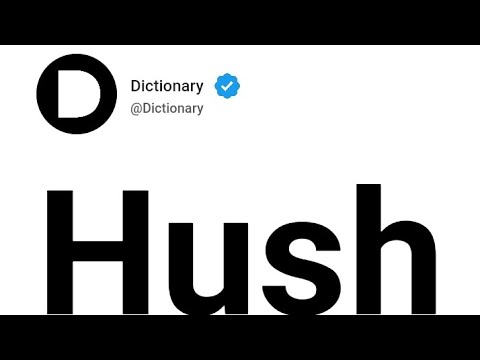 Hush Meaning In English - YouTube