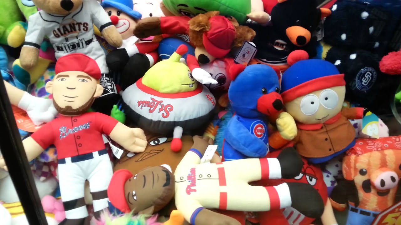 BASEBALL HAUL - Claw Machine Winning Skill Crane Game FREEZE 2014 - YouTube