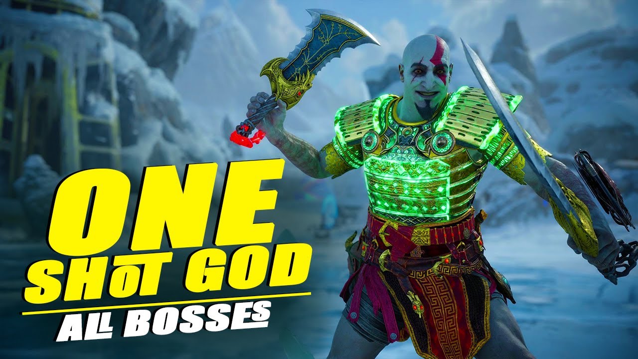One Shot God 🤜 All Bosses | NG+25 | God Of War Ragnarok - YouTube