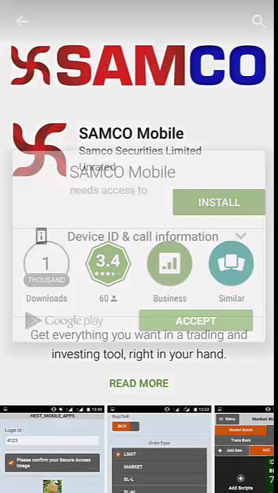 How to Download the SAMCO Online Share Trading Mobile App - YouTube