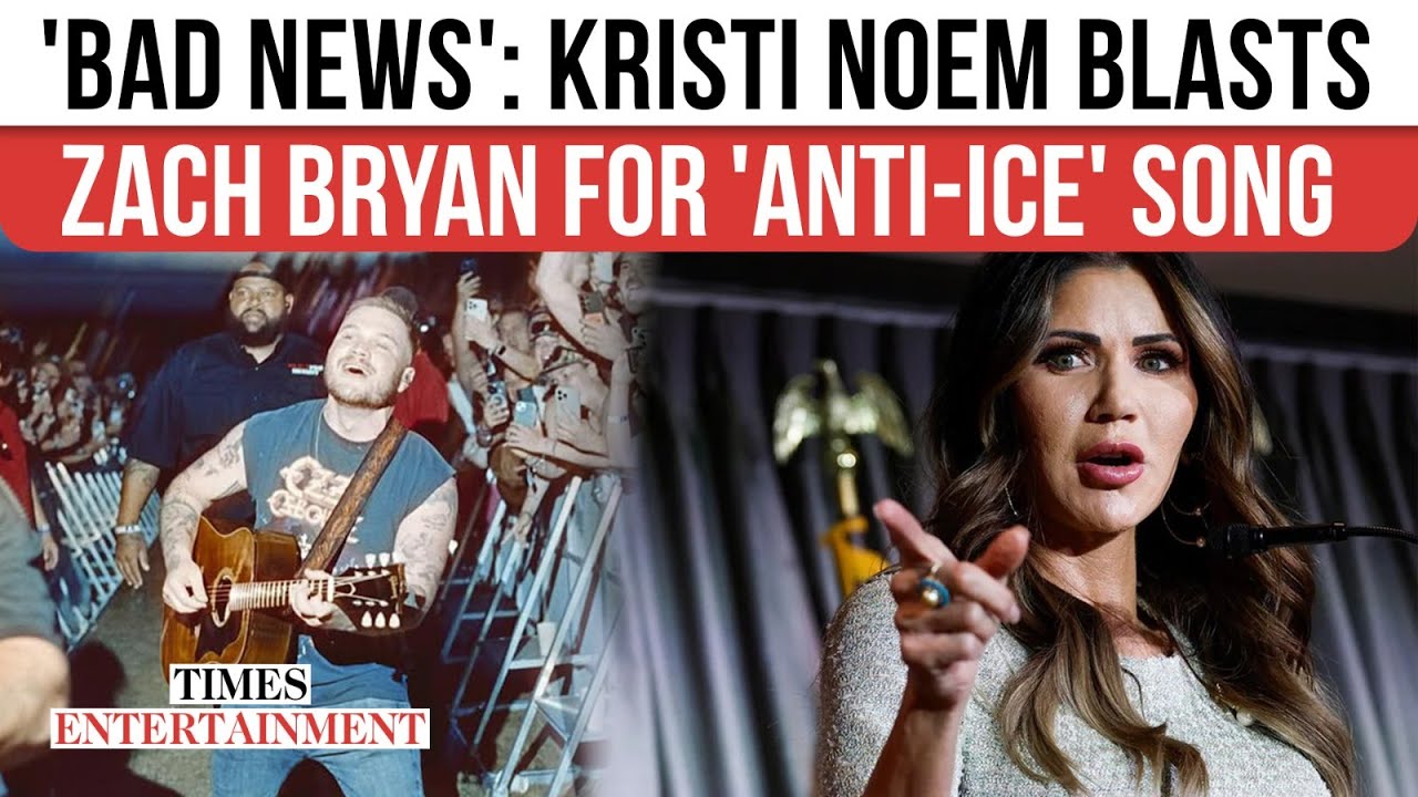Kristi Noem SLAMS Zach Bryan; ‘Bad News’ Song Sparks 'Anti-ICE ...
