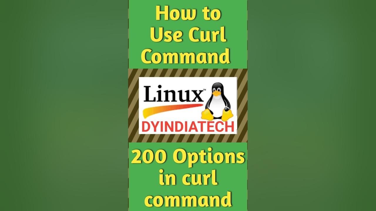 200 Options of Curl Command Line - YouTube