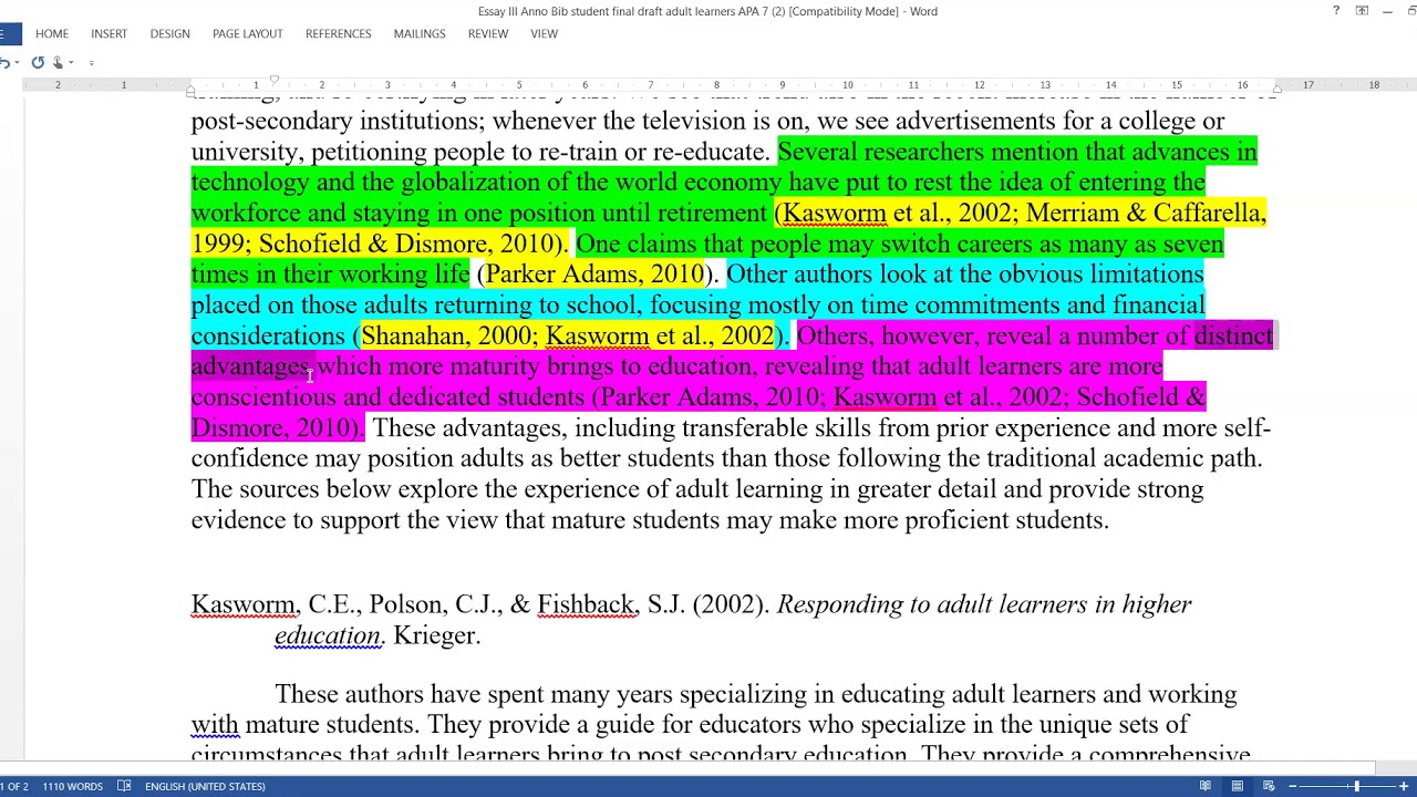 Annotated Bibliography Overview - YouTube