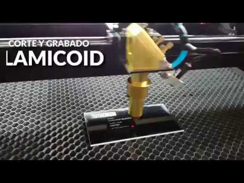 Corte y Grabado Lamicoid - YouTube