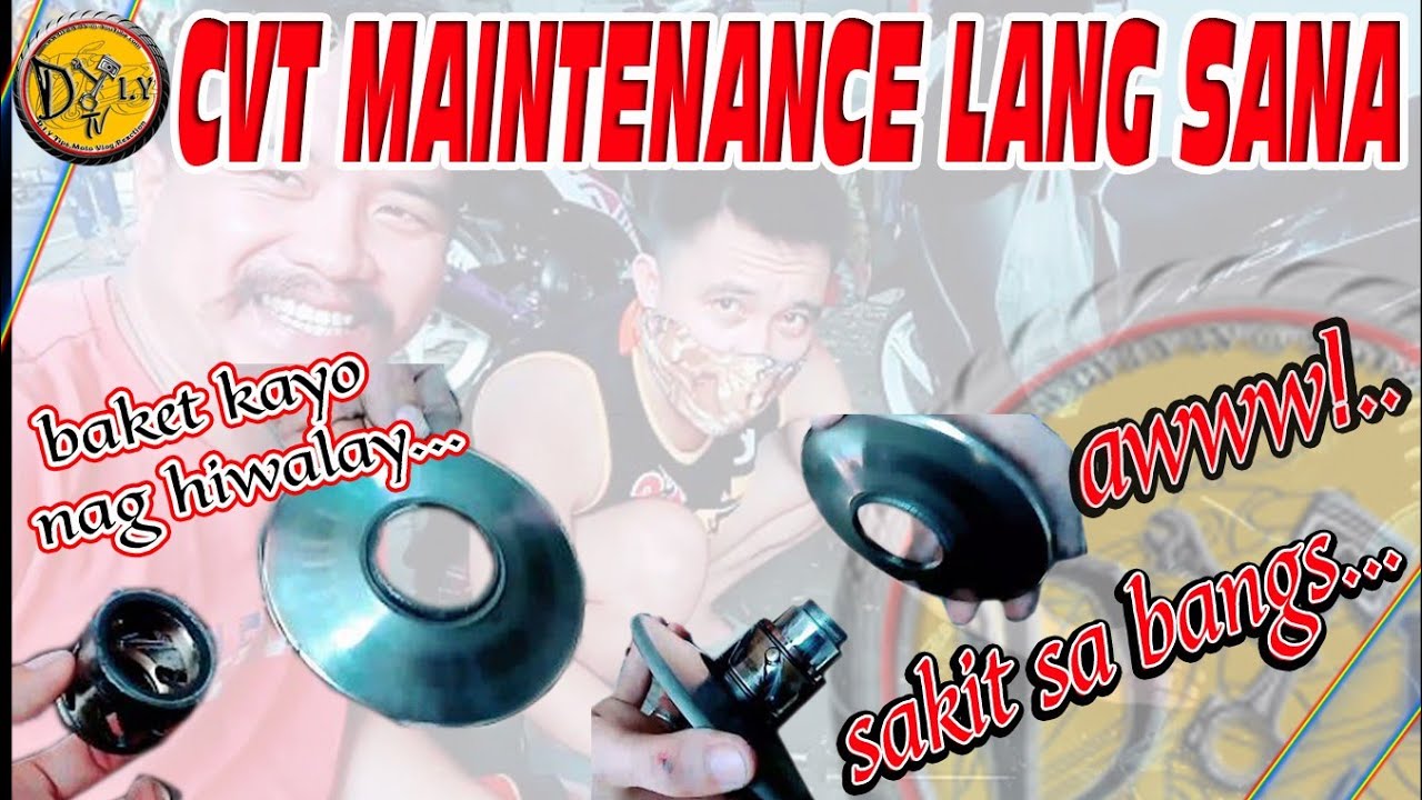 How to do proper Motorcycle CVT maintenance / mio scooter / DIY ...