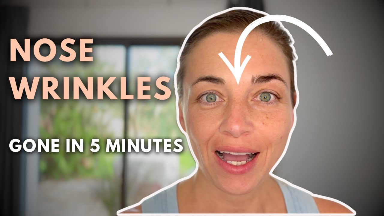 Smoothen Horizontal Nose Bridge Wrinkles - YouTube
