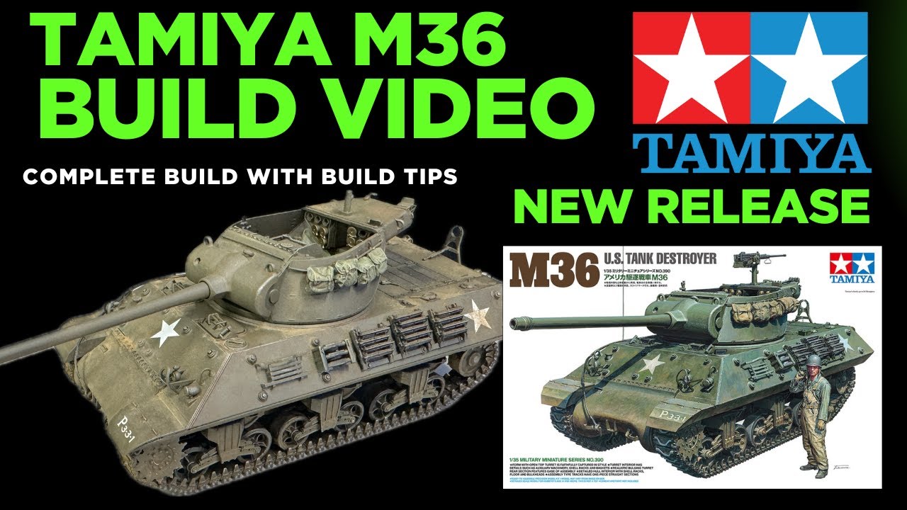 Building the Tamiya M36 Jackson , build tips and review - YouTube
