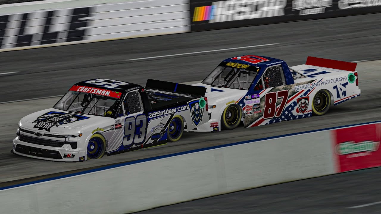The Perfect Bump N' Run to Win! iRacing NASCAR Trucks at Martinsville ...