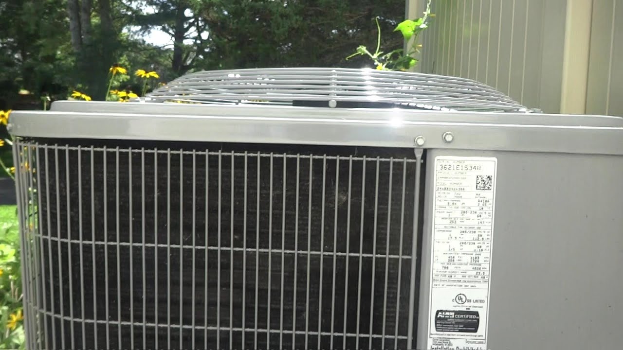 NEWER 410A AC UNIT OVER CHARGED RESET CHANGE - YouTube