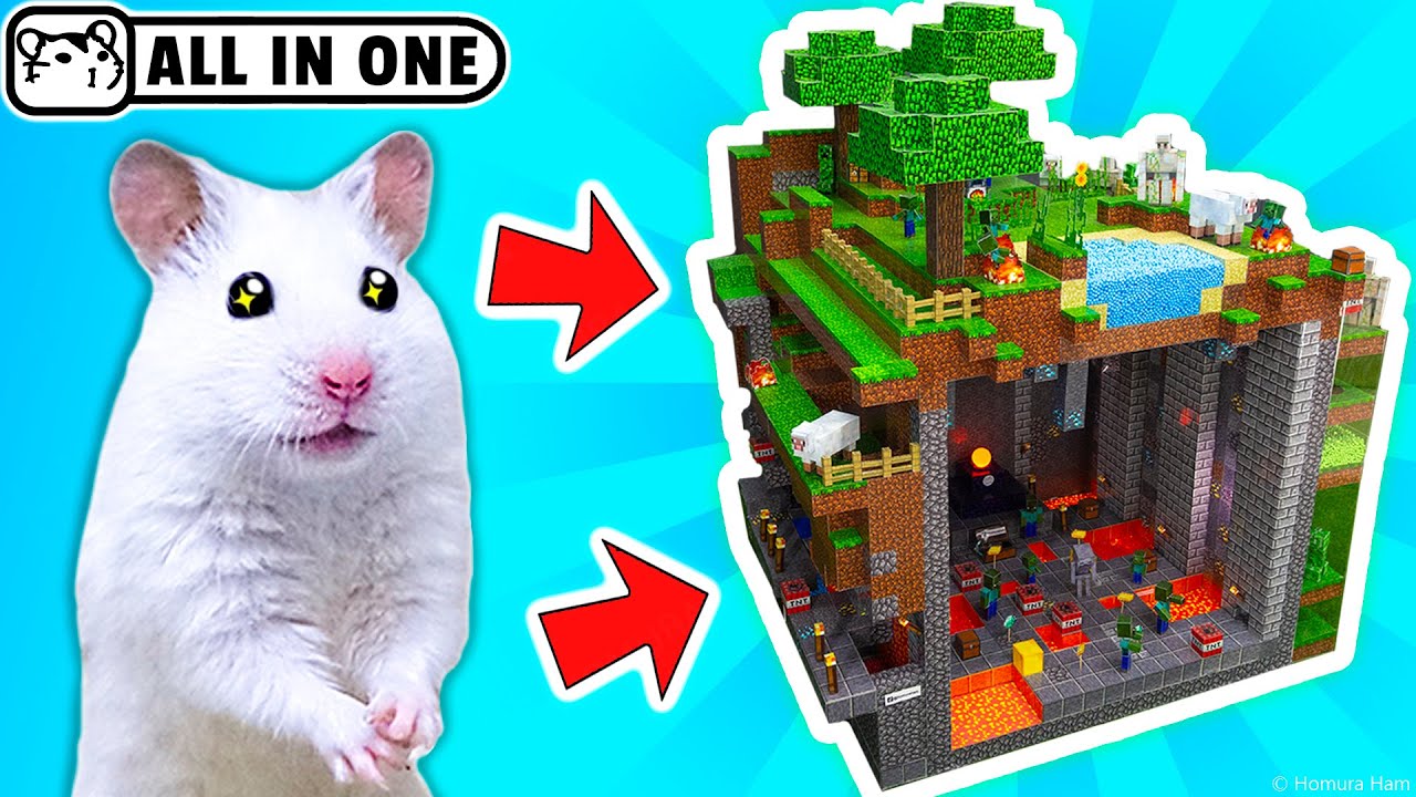 The World's Largest Hamster Maze - obstacle course! All in One 🐹 Homura ...