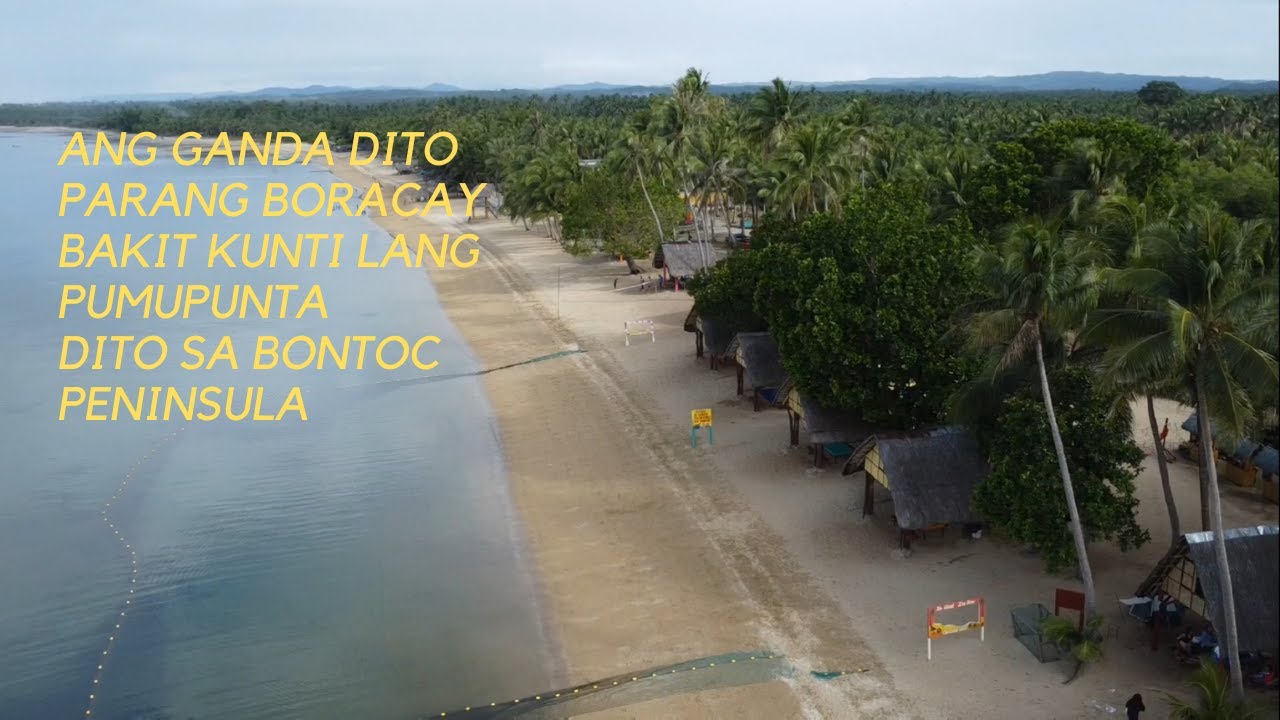 Magandang beach dito sa Bondoc Peninsula / Ang back door road ng Manila ...