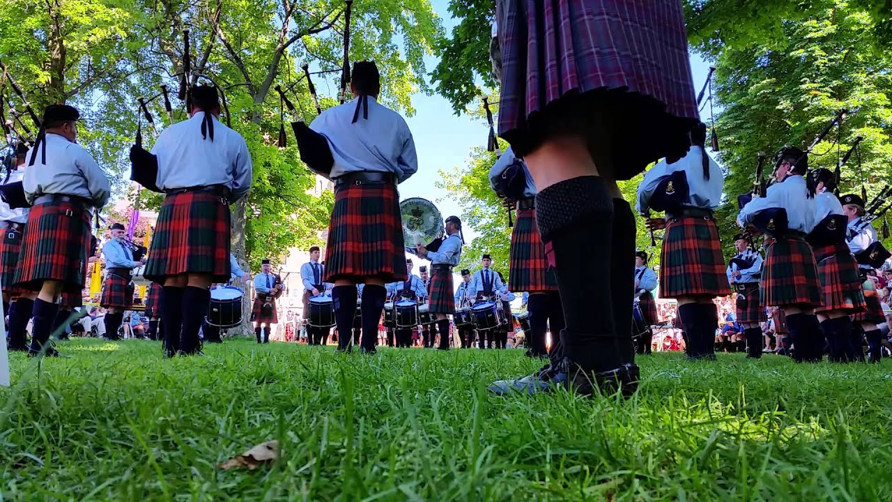 78th Fraser Highlanders 2014 Kincardine Highland Games - YouTube