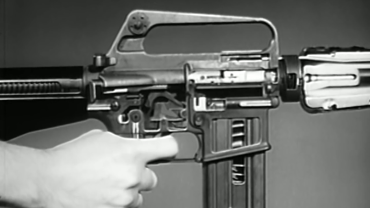 M 16 Rifle 5 56mm, XM16E1 Operation and Cycle of Functioning 1966 US ...