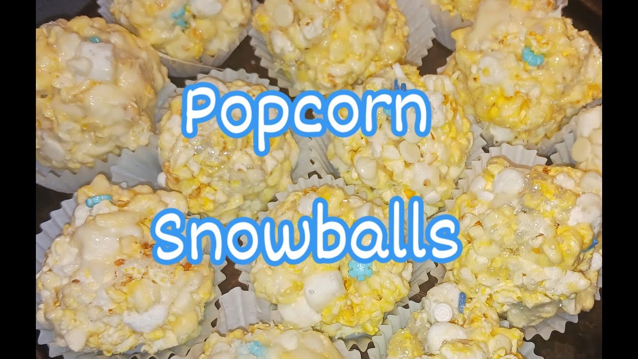 Popcorn Snowballs! - YouTube