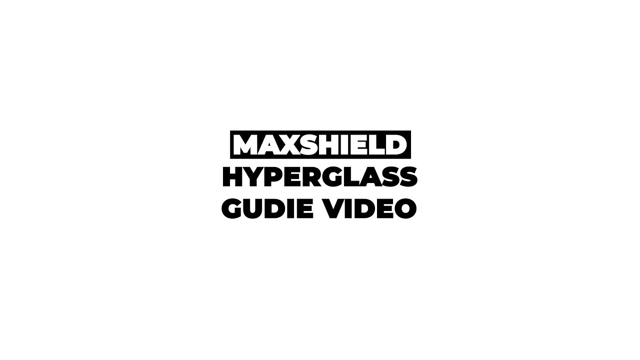 Maxshield HyperGlass Installation Video - YouTube