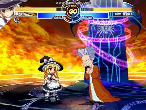Mugen: (Me) Marisa Kirisame vs Vampire Burns - YouTube
