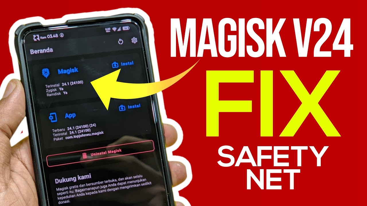 Cara Fix SafetyNet Magisk v24 - YouTube