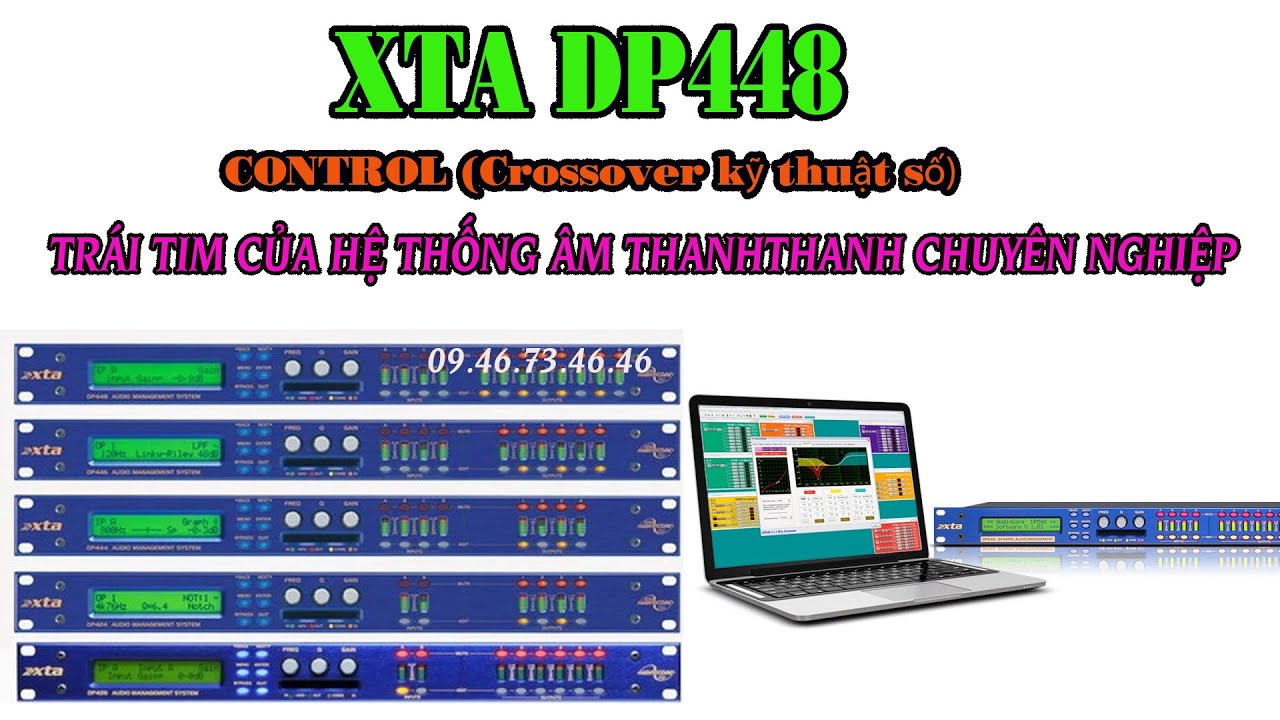 XTA DP448- XTA 448- Control XTA DP448 - YouTube
