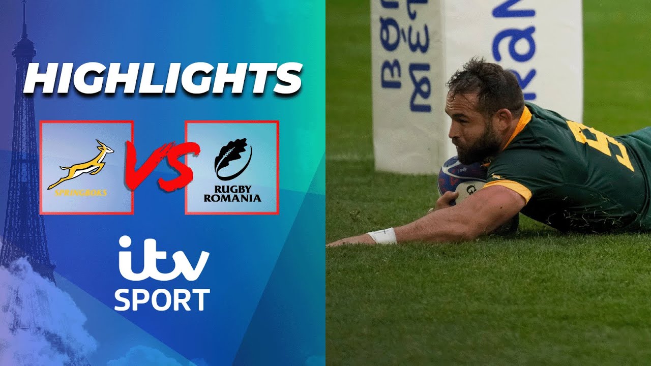 HIGHLIGHTS - South Africa v Romania - 2023 Rugby World Cup - YouTube