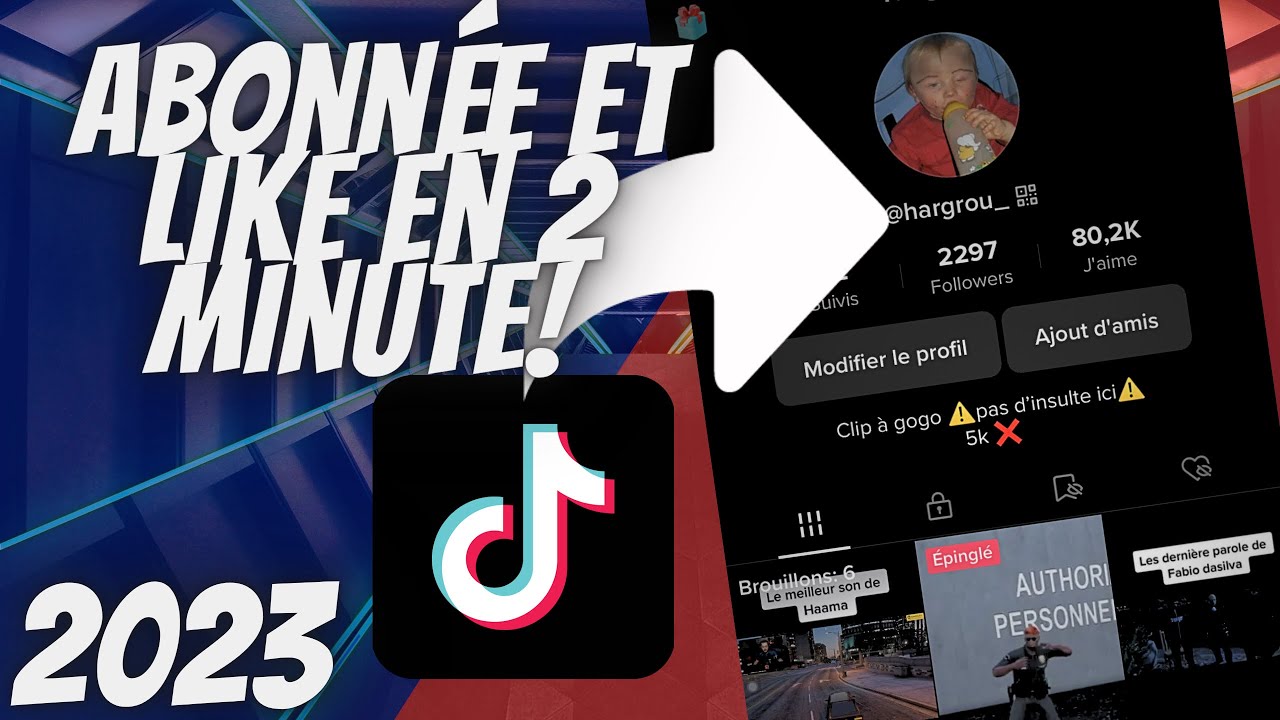 TUTO avoir des abonnée et like RAPIDE et GRATUIT TIKTOK ! - YouTube