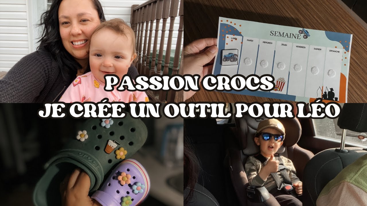 passion CROCS, confidences & un outil pour Léo - vlog - YouTube