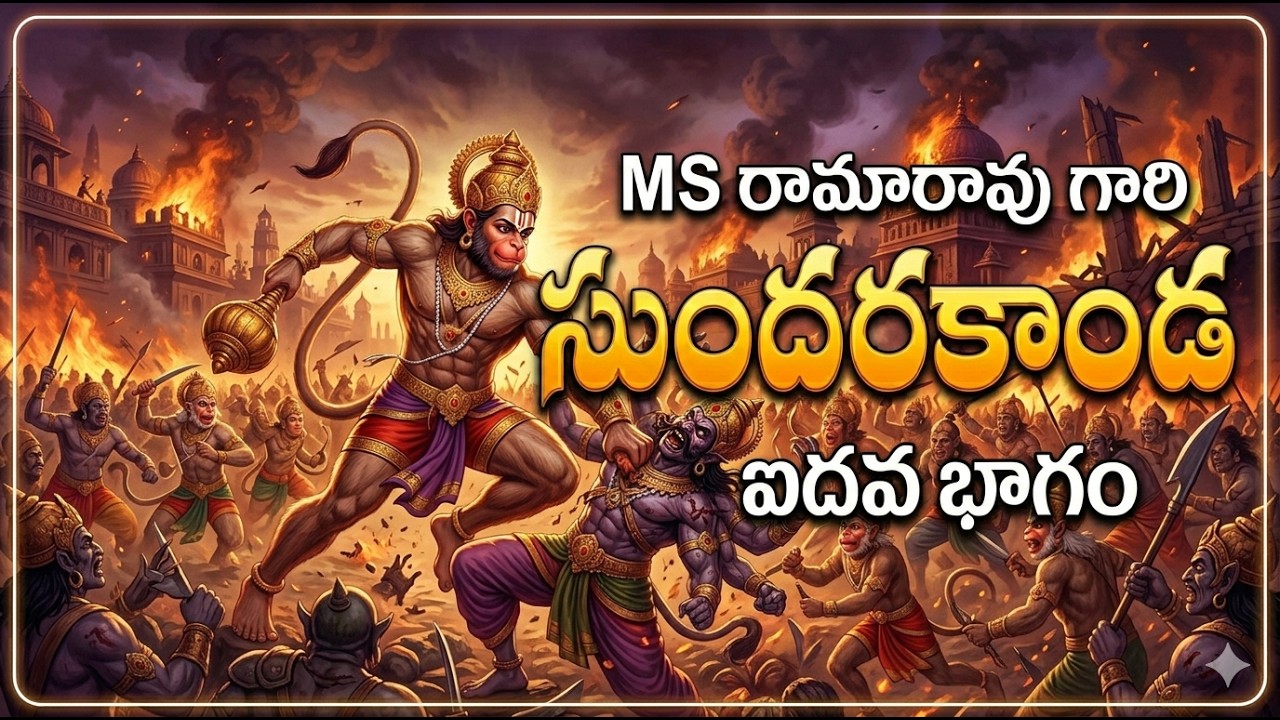 Sundarakanda Parayanam Ep 5 | MS Rama Rao Telugu [4K HD] - YouTube
