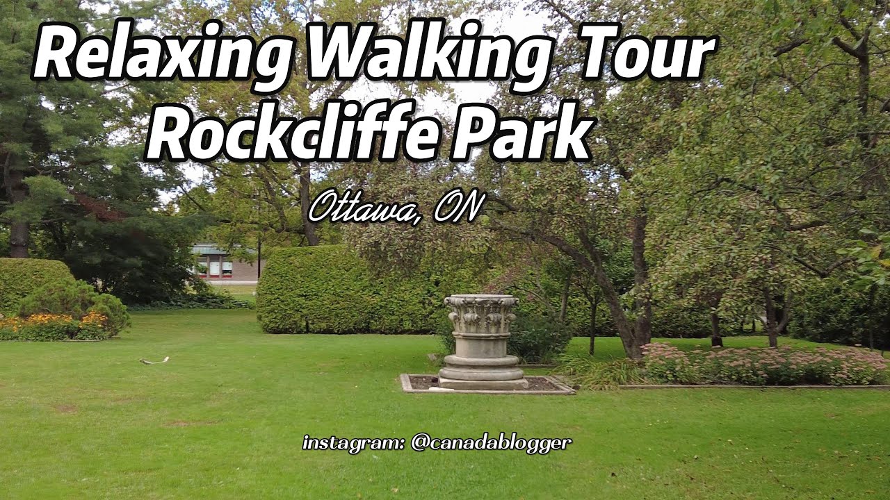 Richest Neighbourhood of Ottawa: Rockcliffe Park. Relaxing, Chill 4K ...