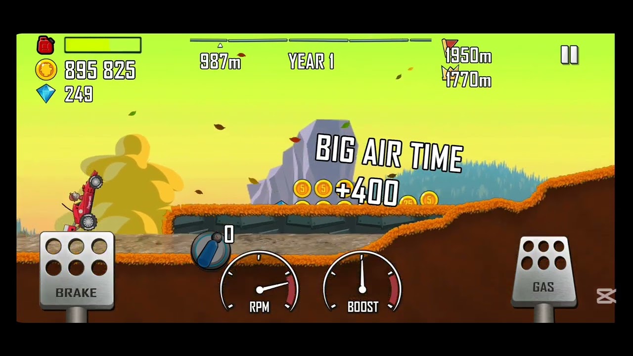 Hill Climb Racing Track Gameplay Walkthrough Part 1 - YouTube