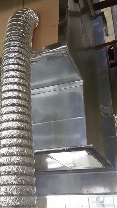 Smoke Testing Of Pressurisation Duct Construction Ducting Smoketesting Hvac Youtube